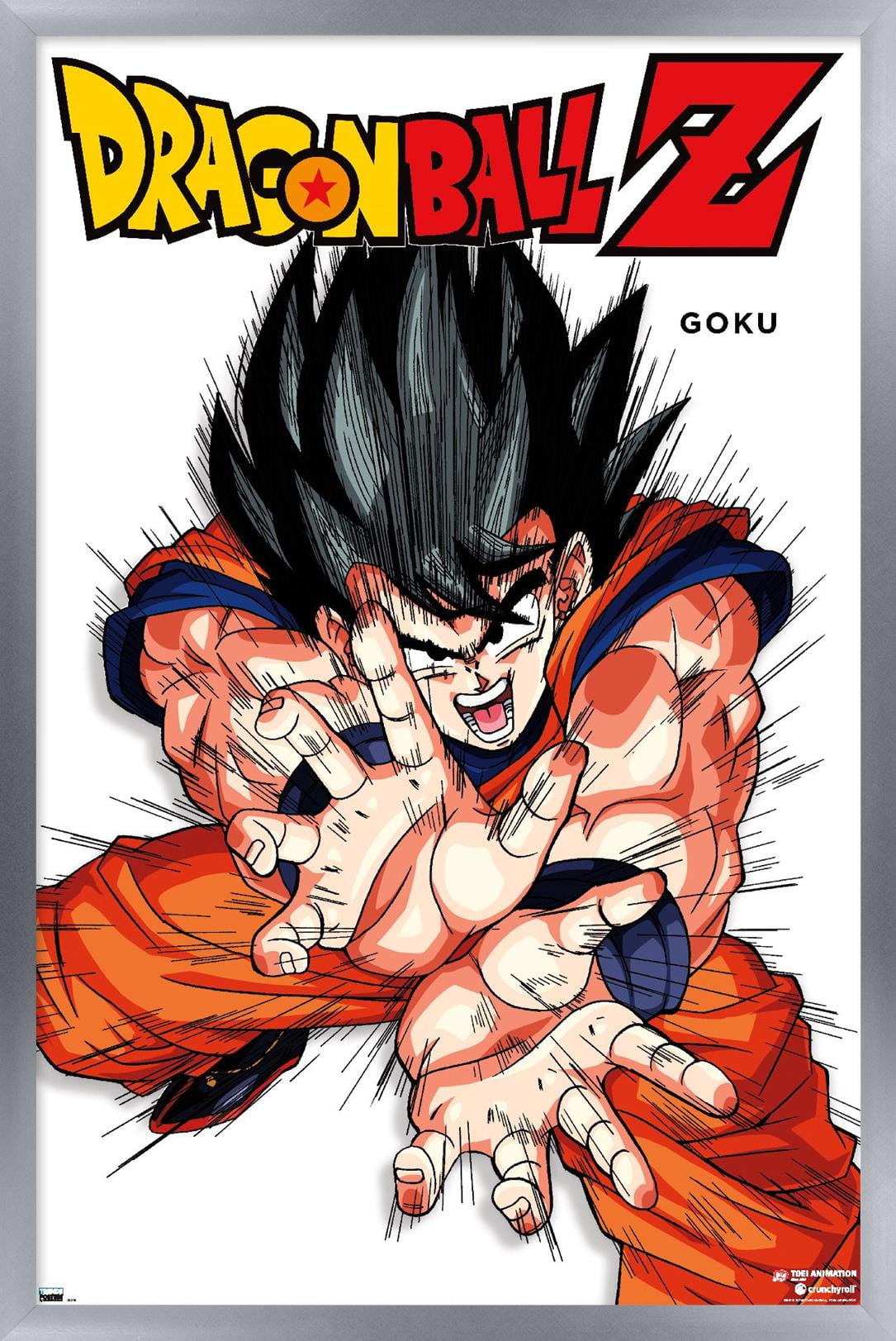 Dragon Ball Z - Goku Feature Series Wall Poster, 22.375" x 34" Framed ...