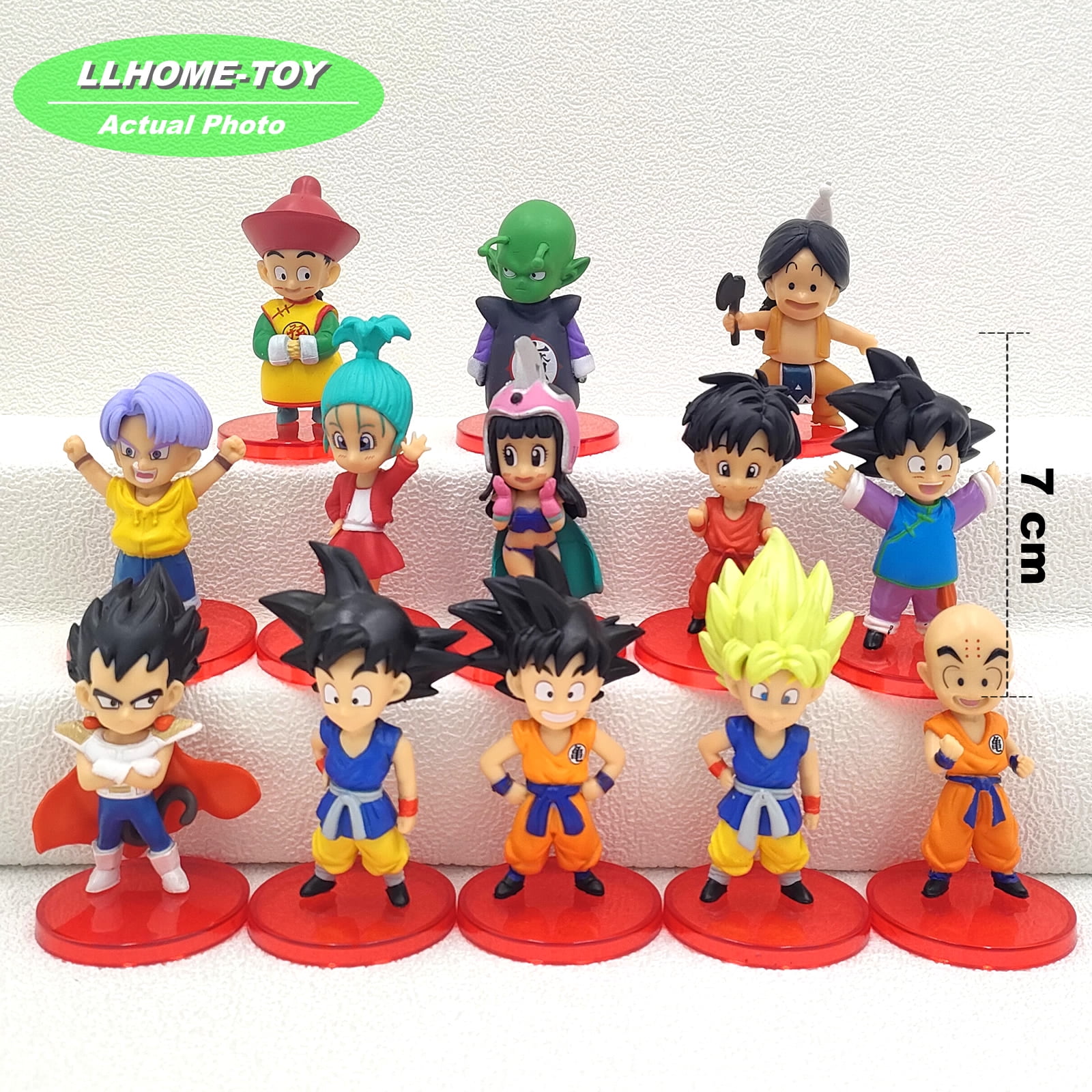 Dragon Ball Z Goku Gohan Vegeta Trunks 13Pcs Set PVC Figure cake topper ...