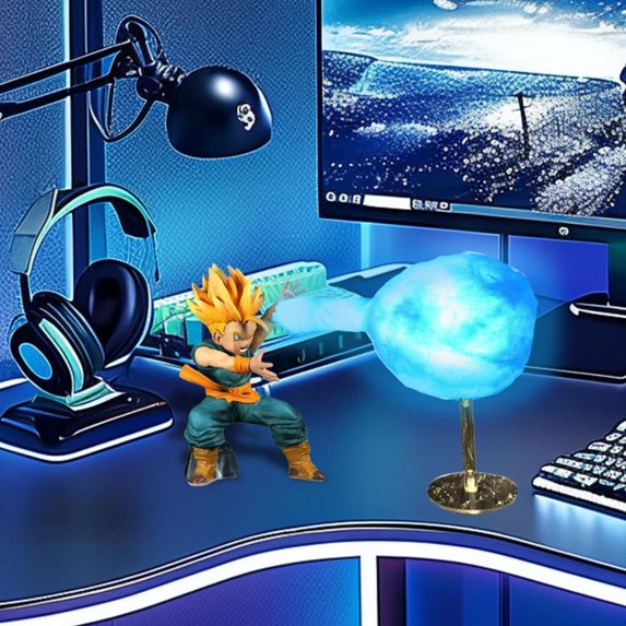 Dragon Ball Z Goku Kamehameha Magnetic Touch Night Light - Levitating ...