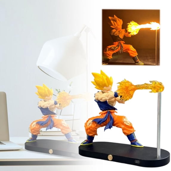 Dragon Ball Z Goku Kamehameha Magnetic Touch Night Light - Levitating ...