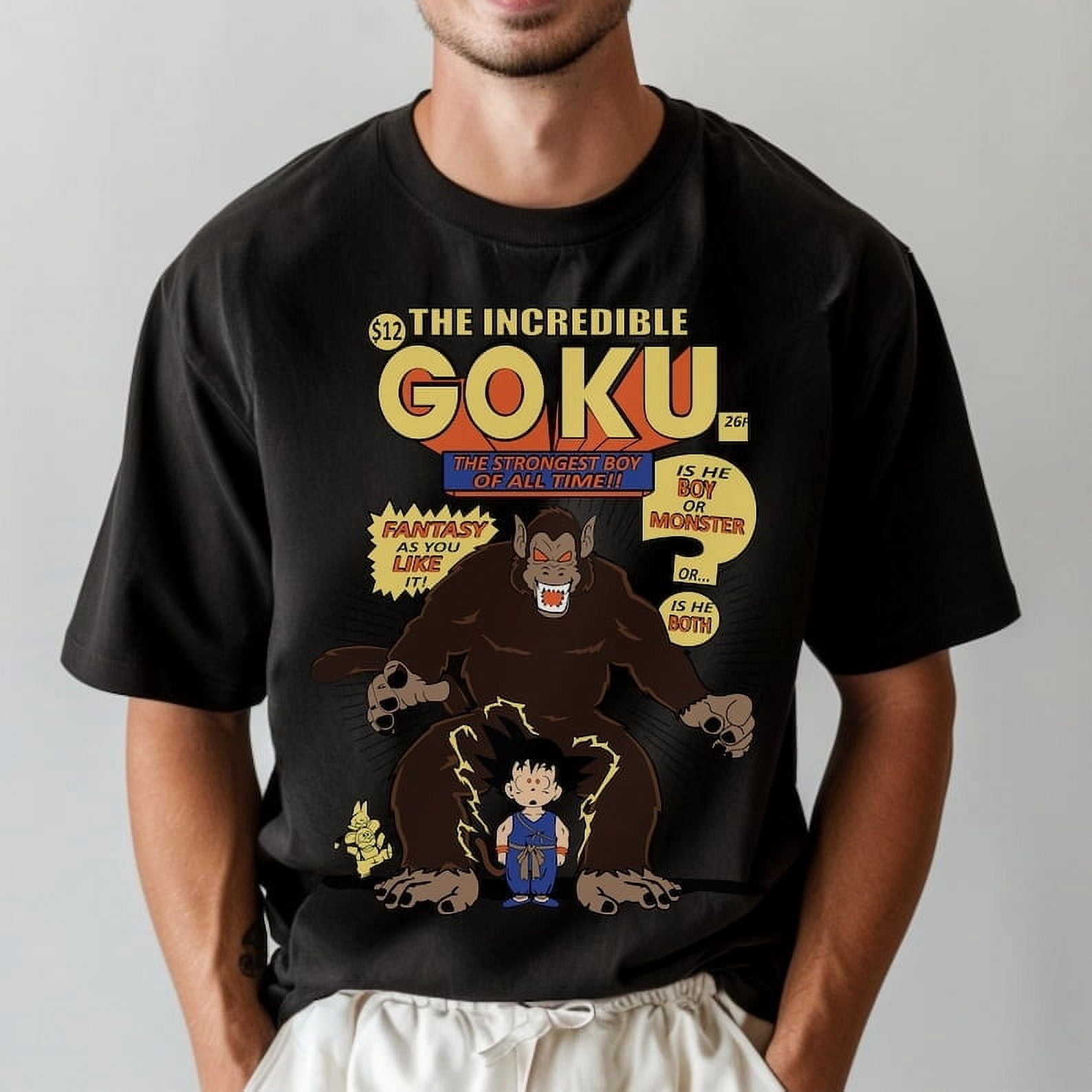 Dragon Ball Z Great Ape Goku Transformation Shirt – Anime DBZ Goku T ...