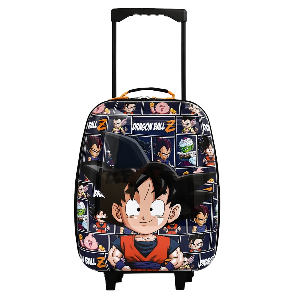 Dragon Ball Z Anime Suitcase: Goku ABS Shell Collapsible Wheeled ...