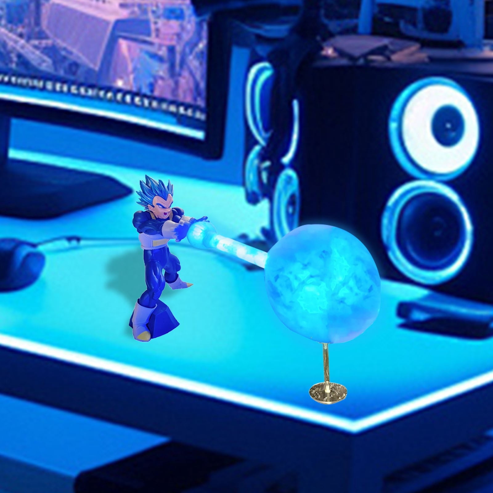 Dragon Ball Z LED Light Night Lamp Vegeta Action Figures Classic Gift ...