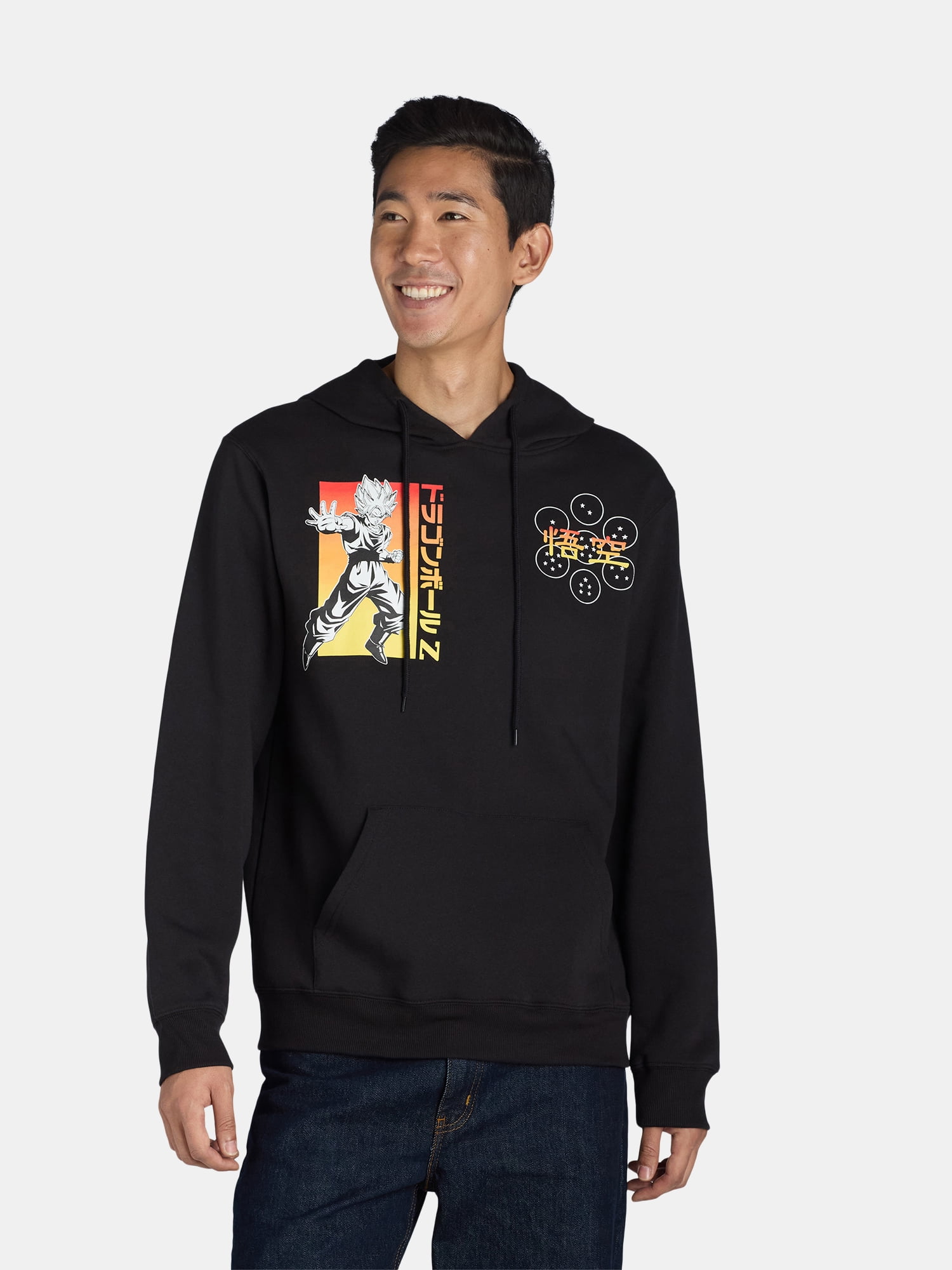 Dragon Ball Z Men's & Big Men's Graphic Hoodie Sweatshirt, Size S-XL ...
