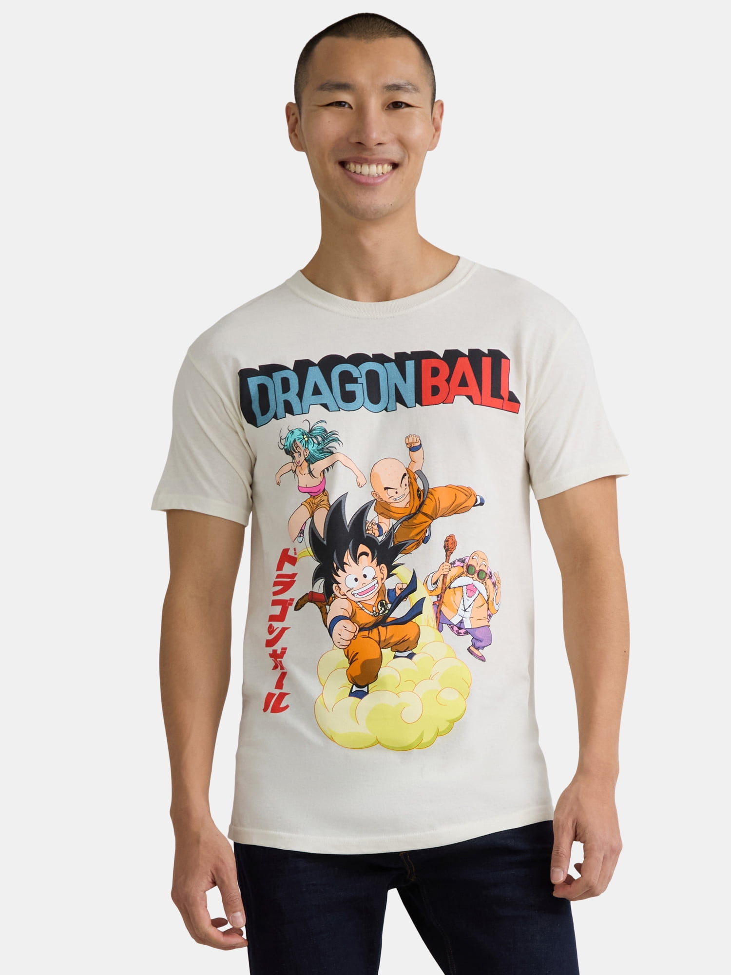 Dragon Ball Z Men's and Big Men's Cotton Graphic Tee with Short Sleeves ...