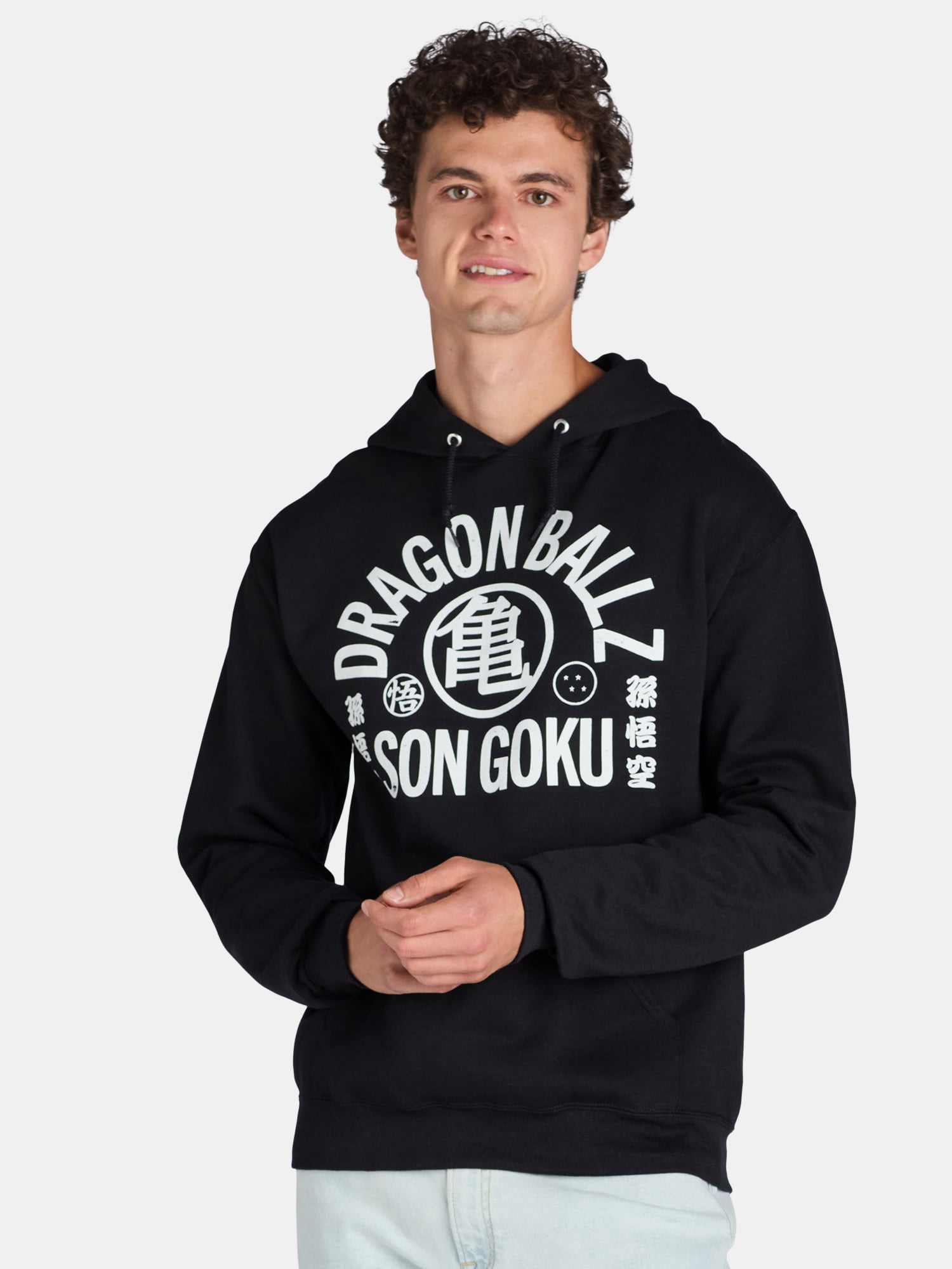 Dragon Ball Z Men's and Big Men’s Graphic Print Hoodie Sweatshirt ...