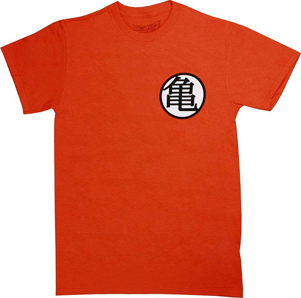 Dragon Ball Z Apparel: Goku Kame Symbol T-Shirt, Medium, 100% Cotton ...