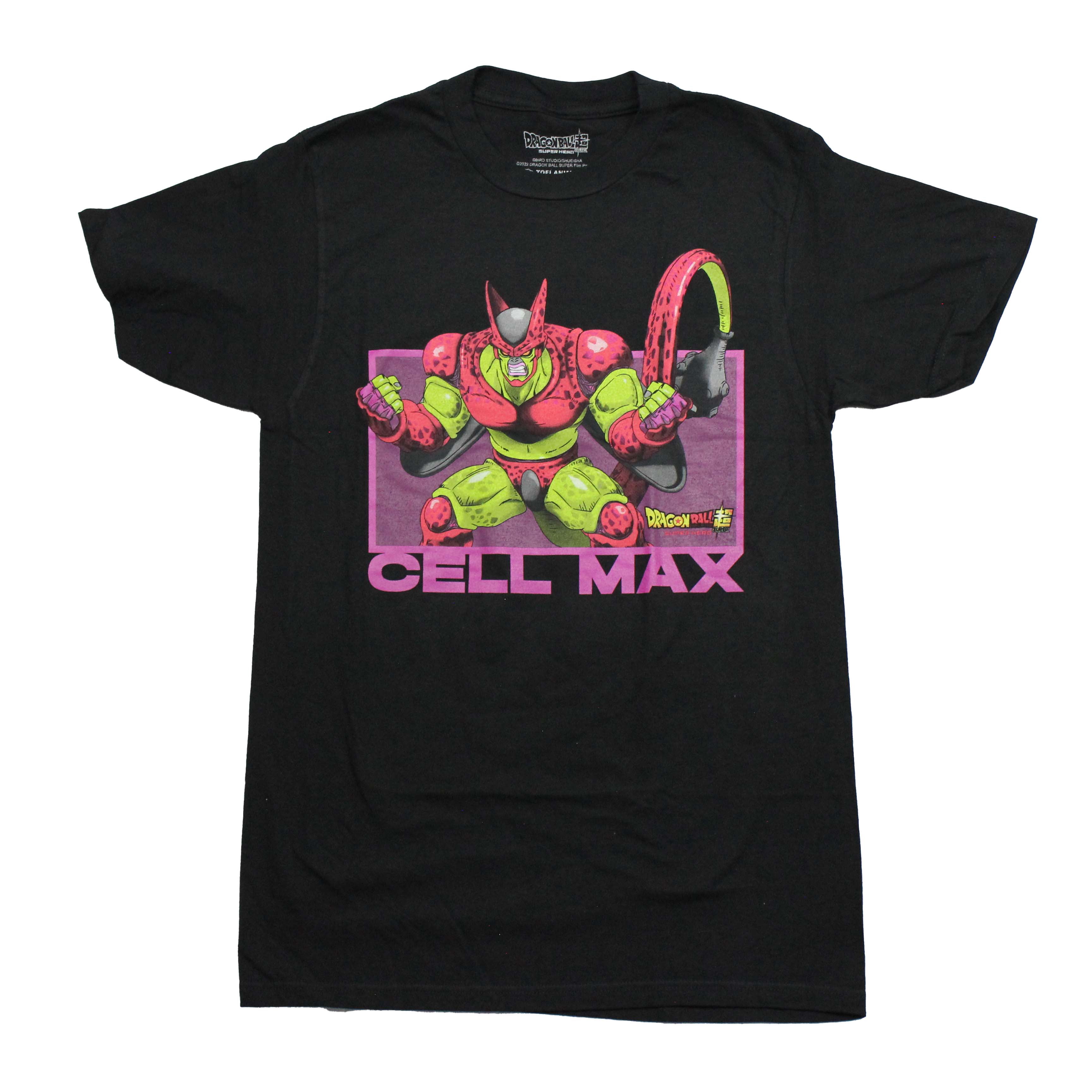 Dragon Ball Z Mens T-Shirt - Cell Max Fists Clinched Pose (Large ...