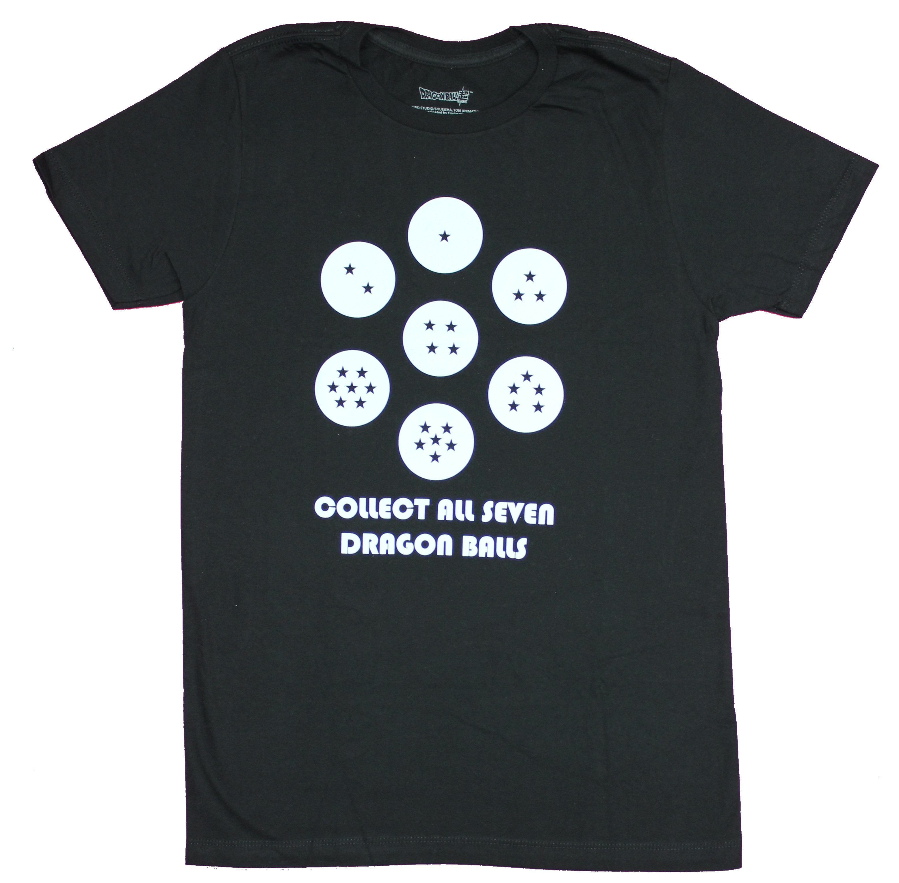 Dragon Ball Z Mens T-Shirt - Collect All Seven Ball Image (X-Large ...