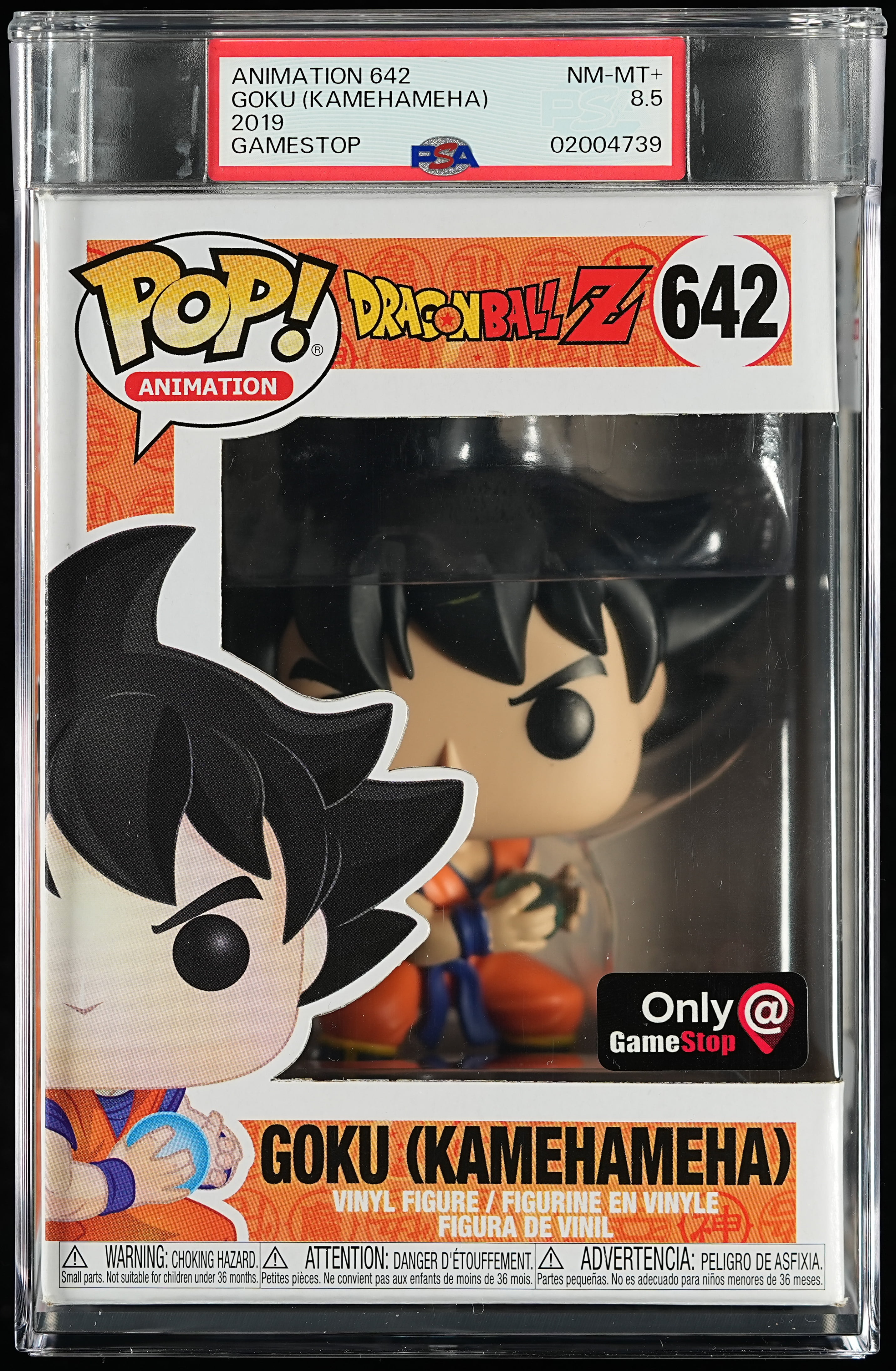 Dragon Ball Z, PSA Graded 8.5 NM-MT+, Goku (Kamehameha) Collectible ...