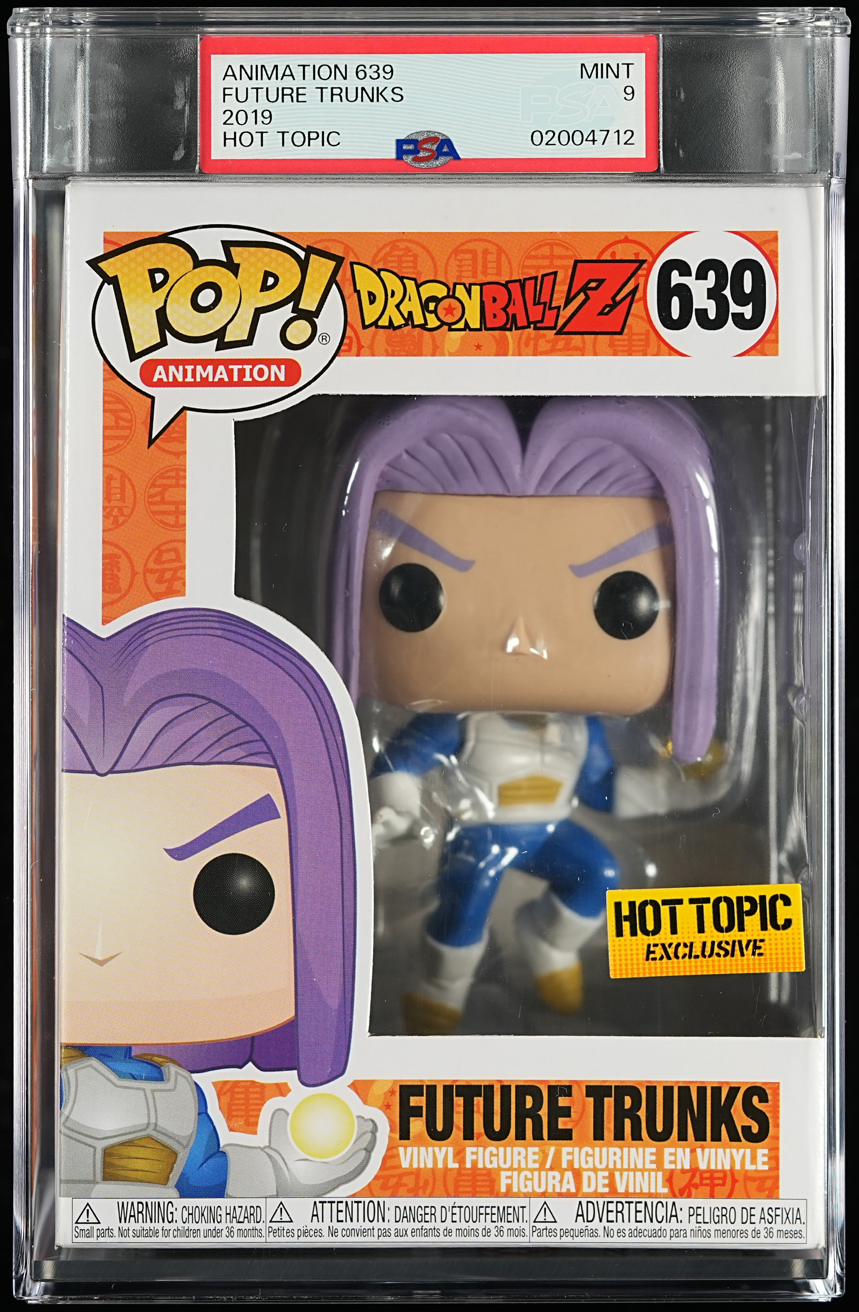 Dragon Ball Z, PSA Graded 9 MINT, Future Trunks Collectible Vinyl ...