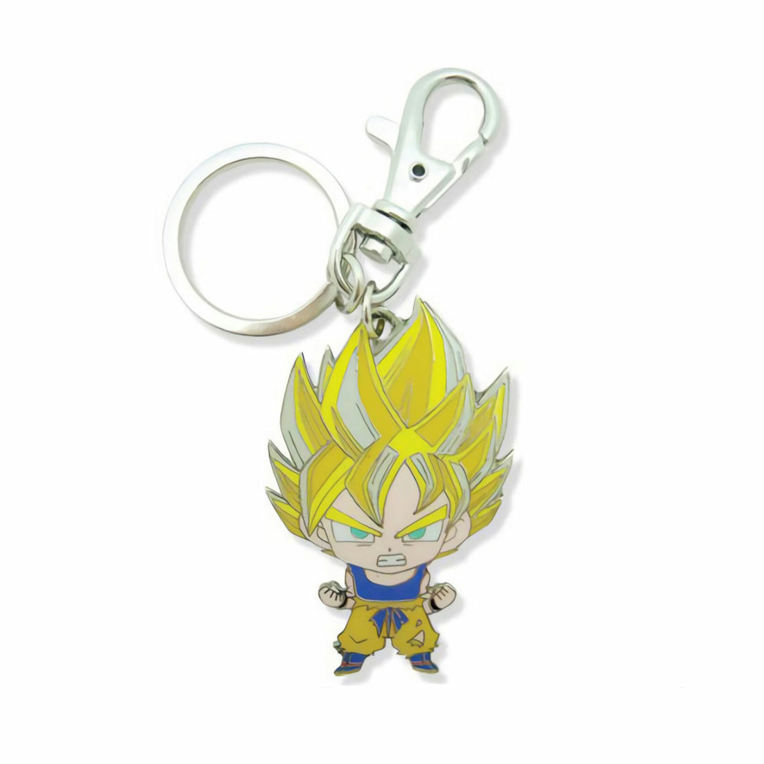 Dragon Ball Z: Sd Super Saiyan Goku Metal Keychain - Walmart.com