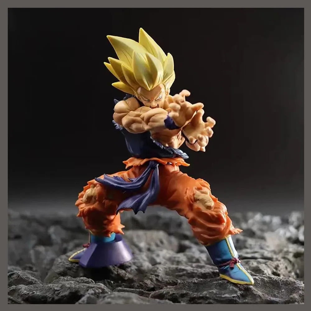 Dragon Ball Z Son Goku Anime Figure Battle Damage Shockwave Manga ...