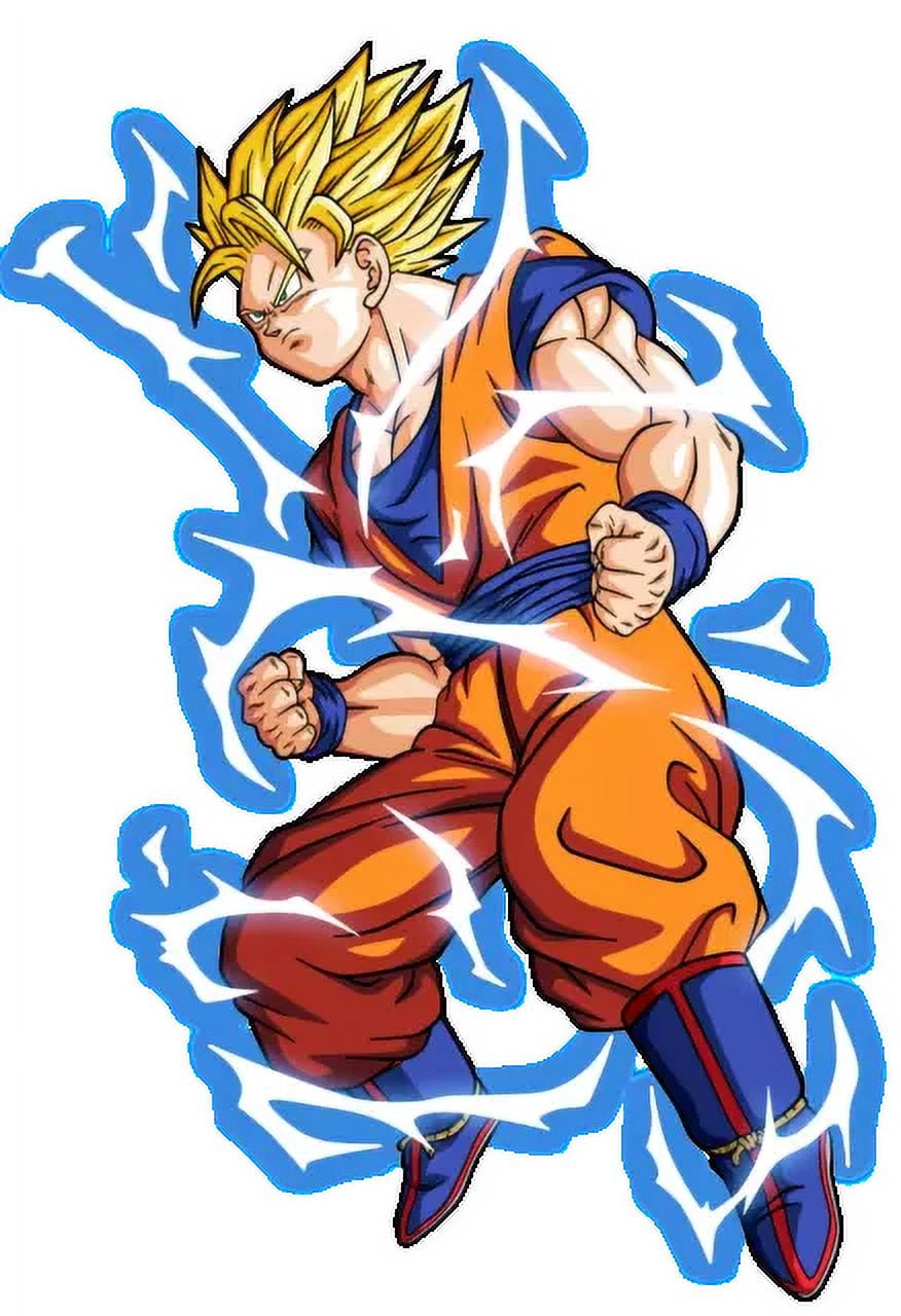 Dragon Ball Z Sticker Goku Phone Decal Water Bottle Stickers Car Decals ...