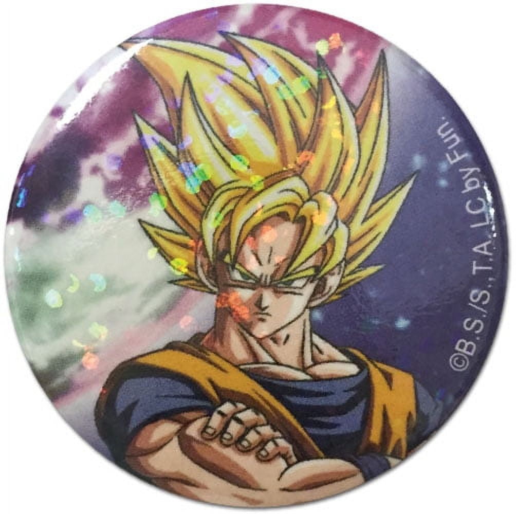 Dragon Ball Z Super Saiyan Goku Licensed Anime Button GE-16876 ...