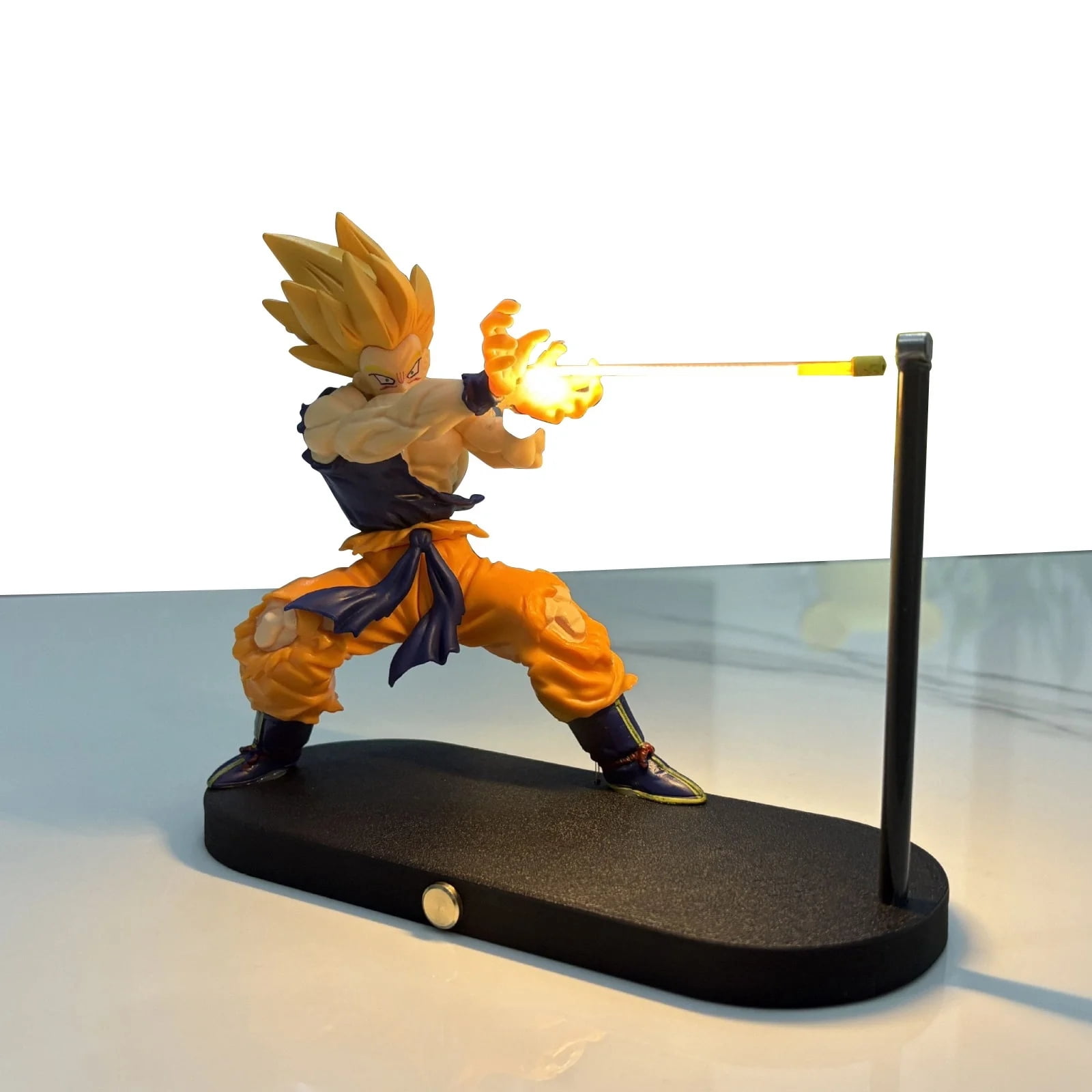 Dragon Ball Z Super Saiyan LED Night Light – Magnetic Display Stand ...