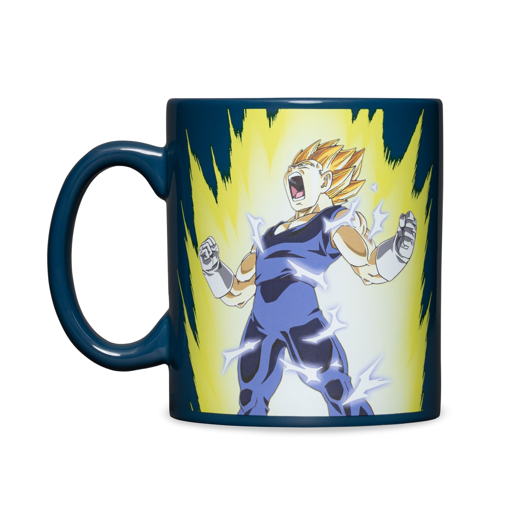 Dragon Ball Z Super Saiyan Vegeta Saiyan Pride 16 oz. Ceramic Coffee ...