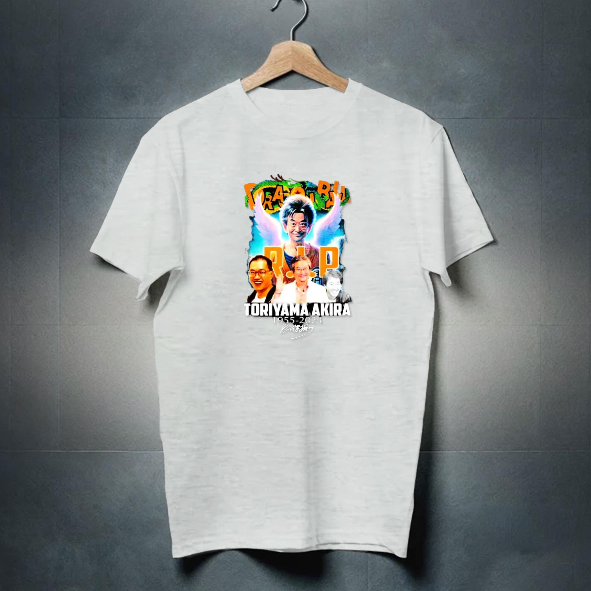 Dragon Ball Z Toriyama Akira 1955-2024 RIP 2955-2024 signature shirt ...