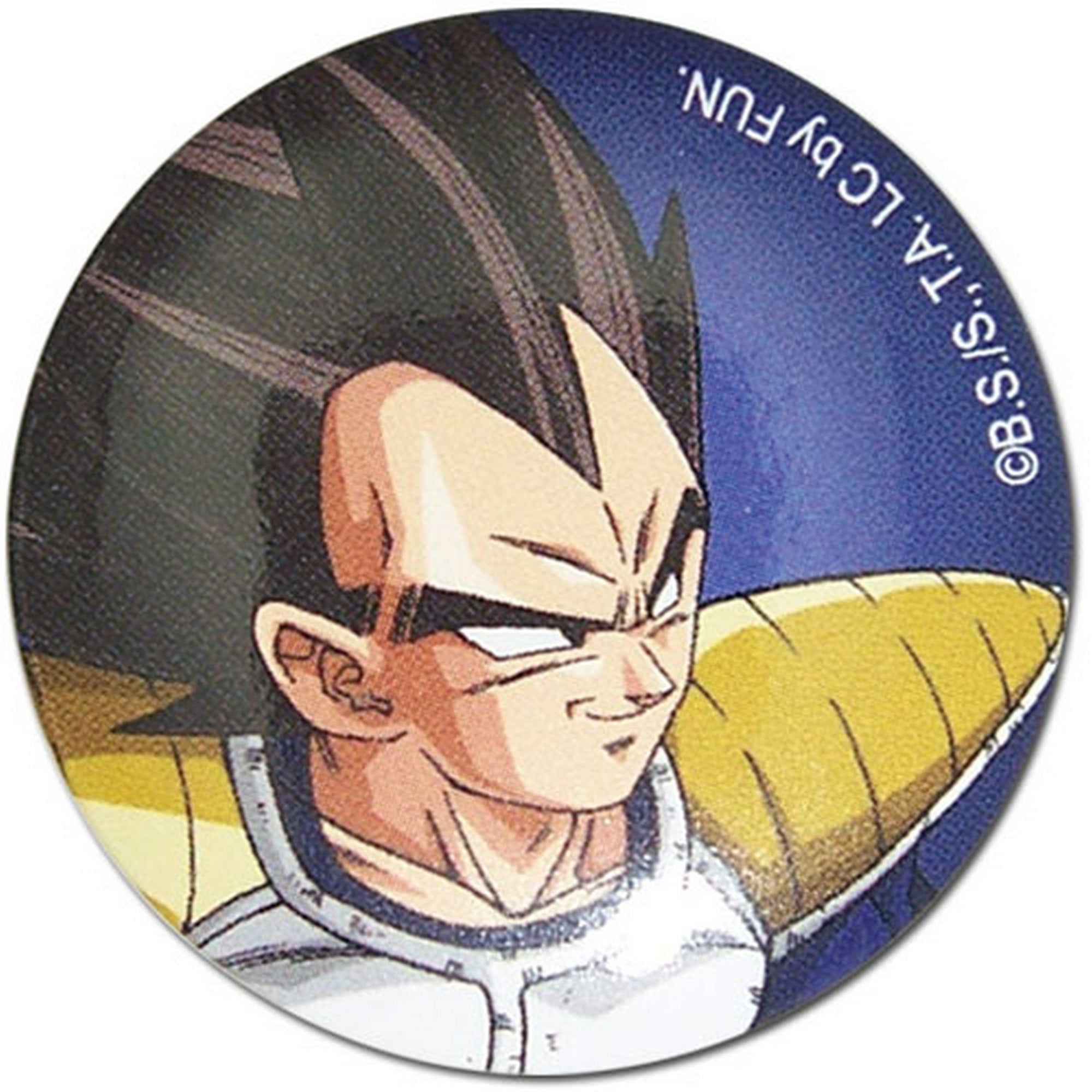 Dragon Ball Z- Vegeta Button - Walmart.com