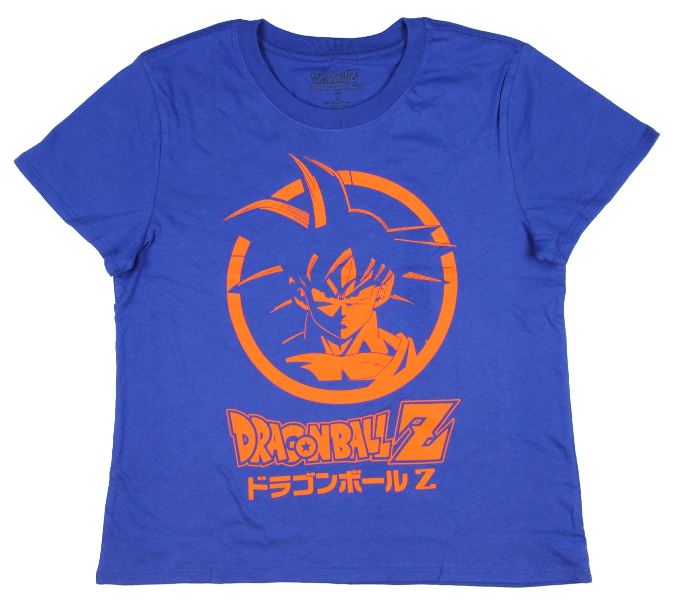 Dragon Ball Z Womens Goku Character With Script T-Shirt (LG) - Walmart.com