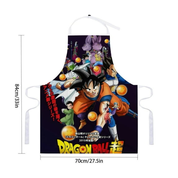 Dragon Ball Z apron, waterproof with pockets, suitable for adult daily ...