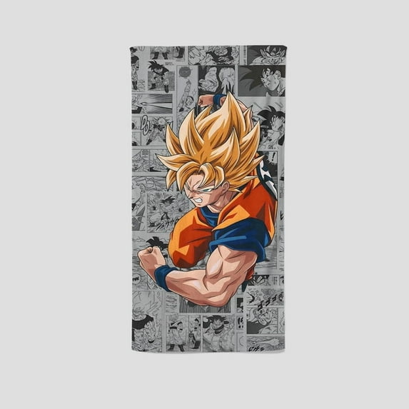 Dragon Ball Z created this distinctive towel, a custom gift that fans ...