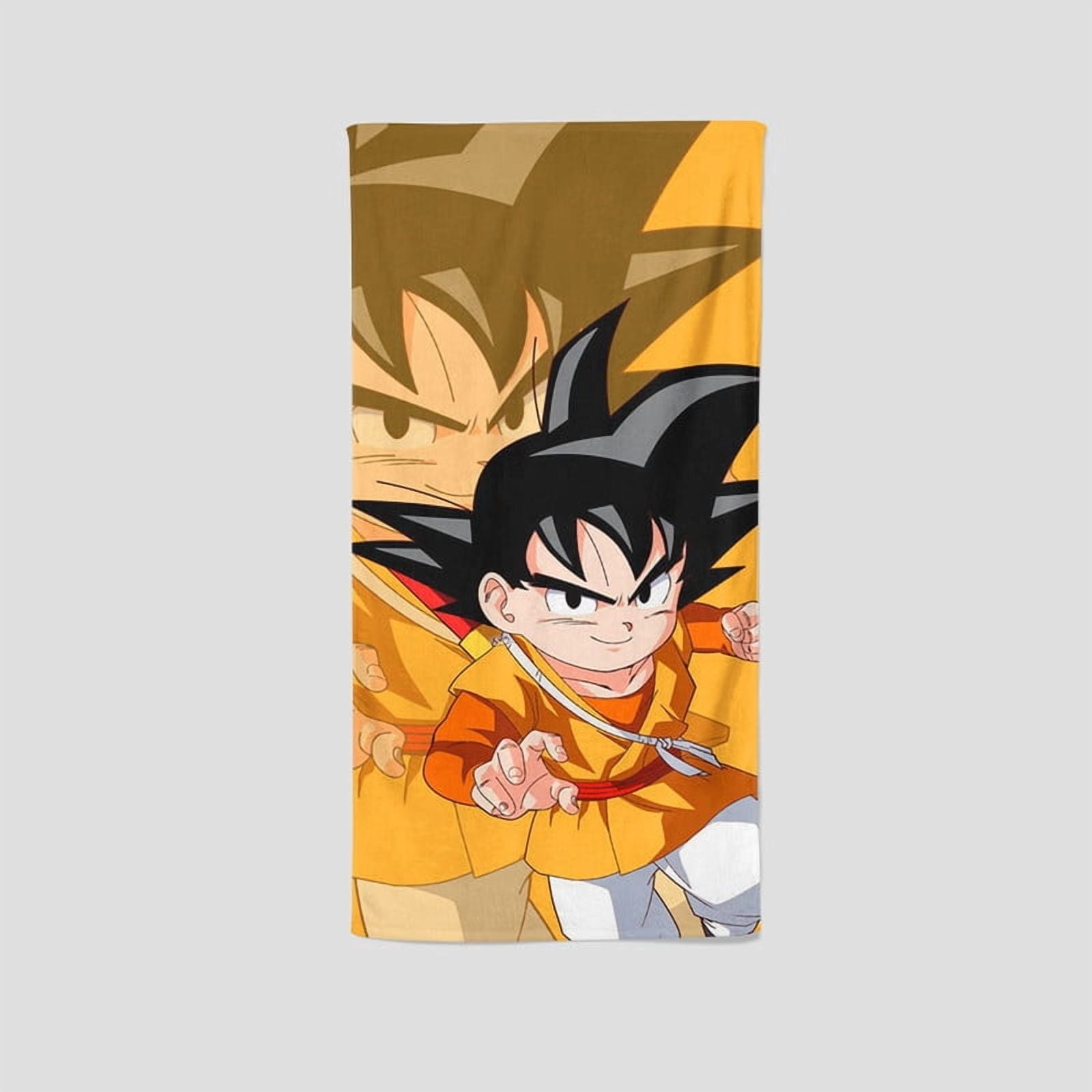 Dragon Ball Z's single-sided towel, featuring a unique design, is a ...