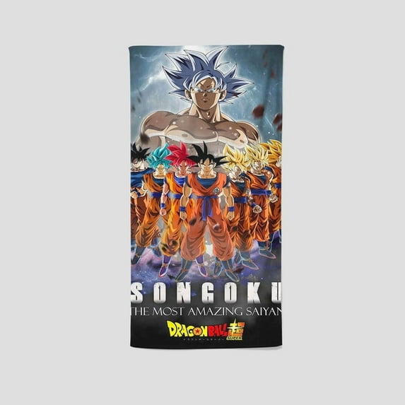 Dragon Ball Z's towel features a distinct design, serving as a custom ...