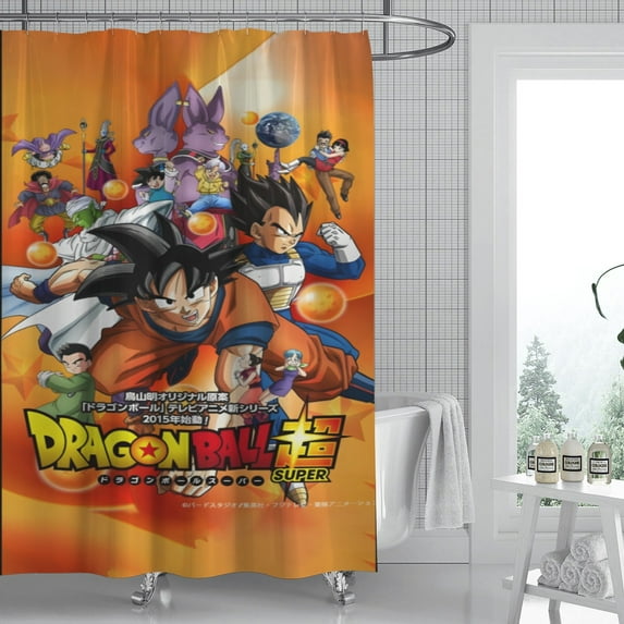 Dragon Ball Z shower curtain boasts a stunning design, features ...