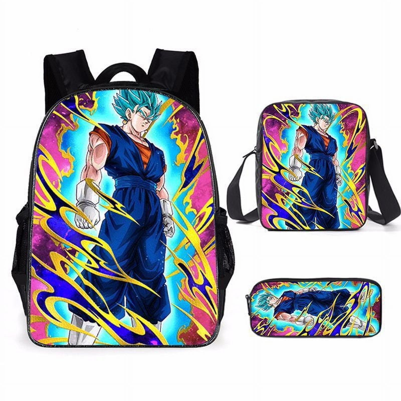 Dragon Ball cartoon printed schoolbag, large-capacity backpack for ...