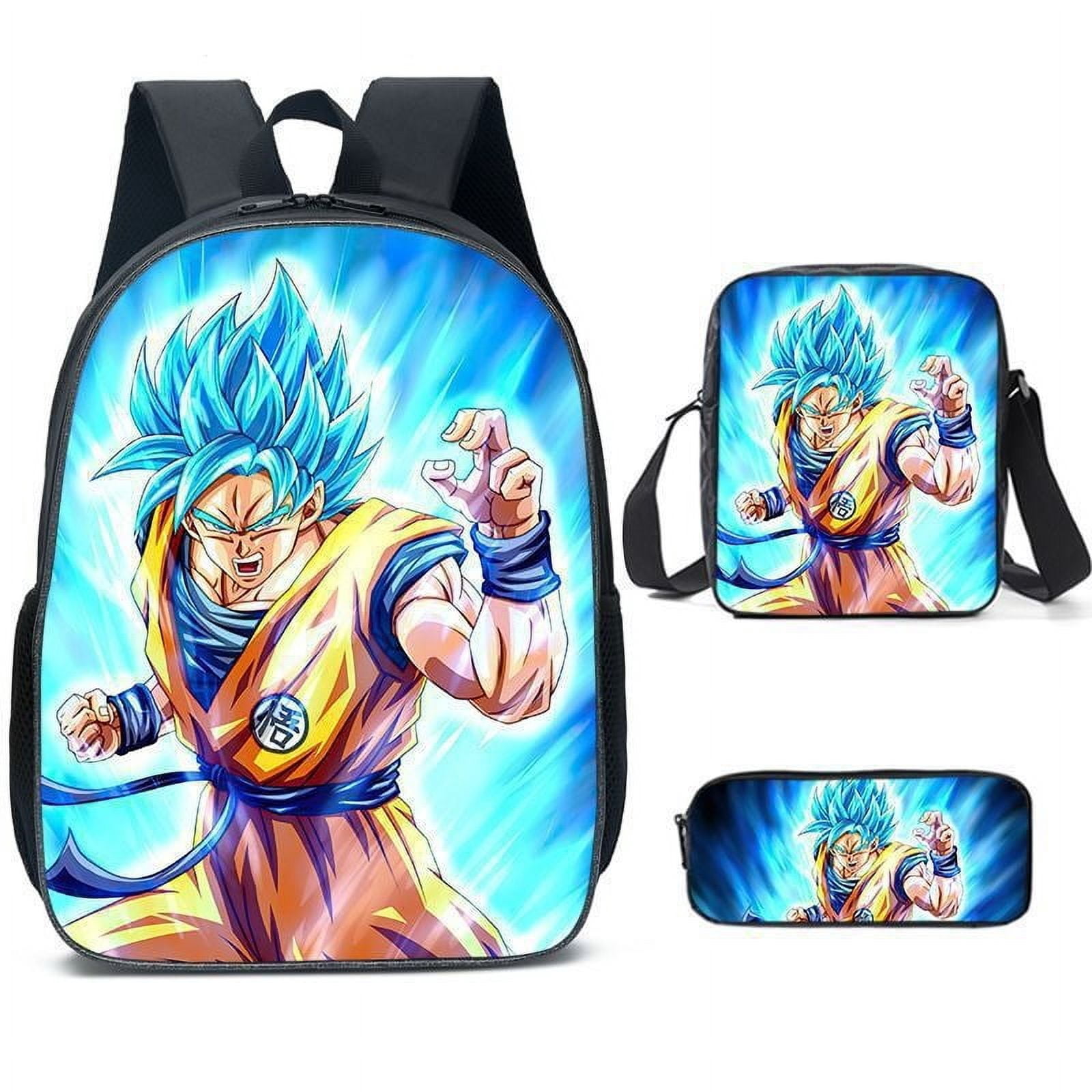 Dragon Ball cartoon printed schoolbag, large-capacity backpack for ...