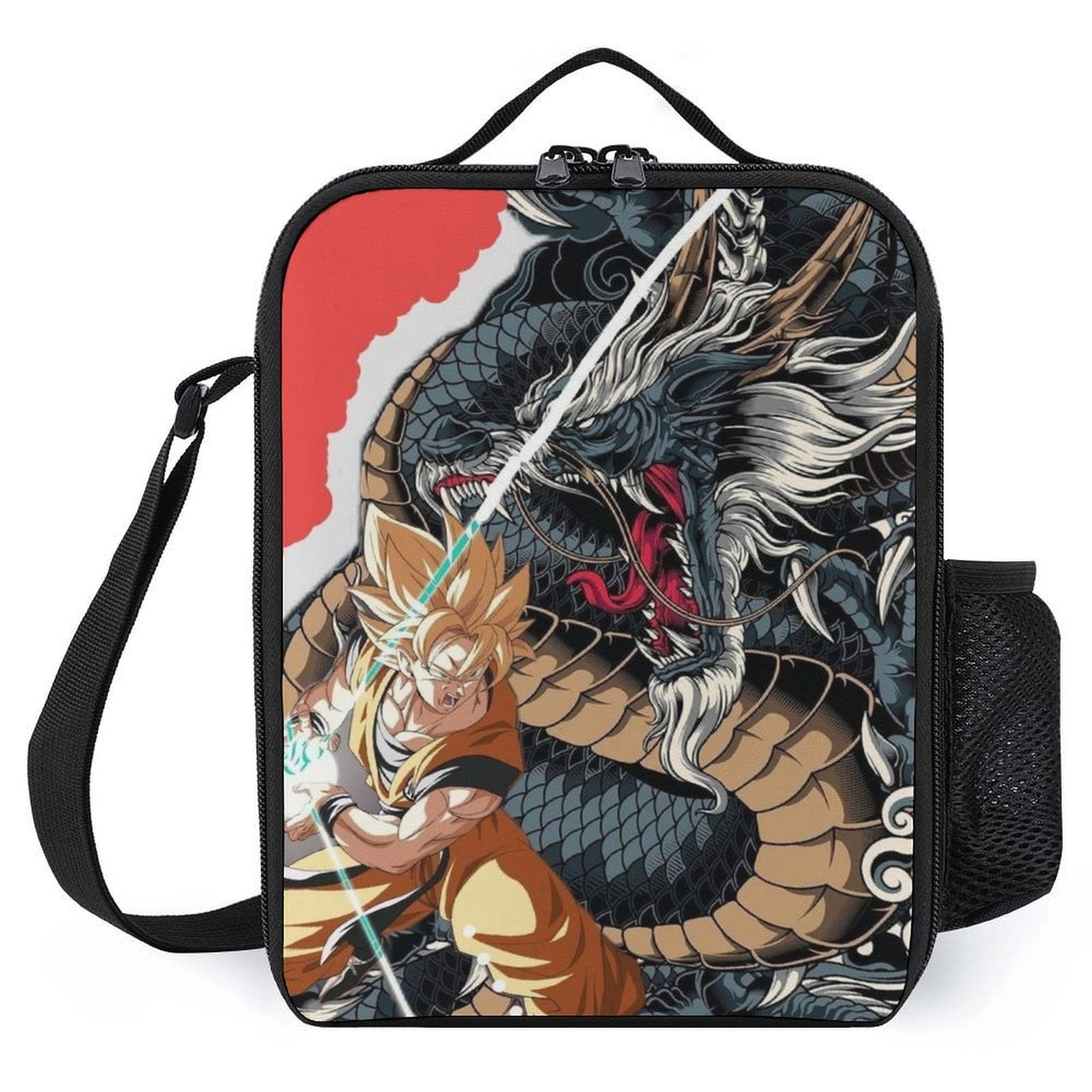 Dragon Ball1 Waterproof Lunch Bag with Adjustable Shoulder Strap ...