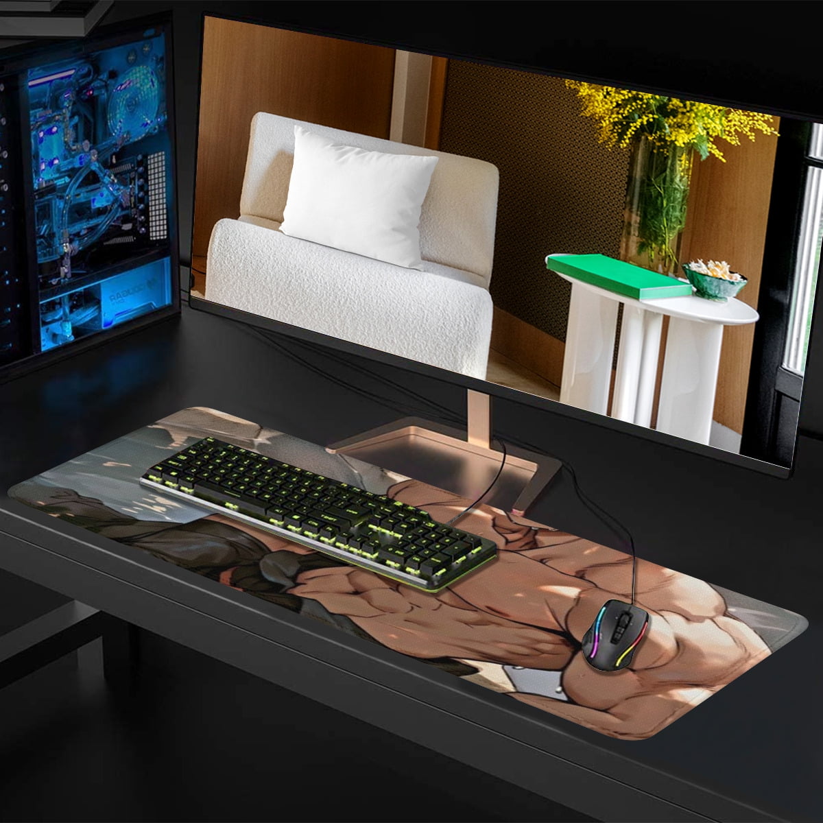 Dragon Ball24*14in Genshin Impact Comfortable Mouse Pad Gaming Mouse ...