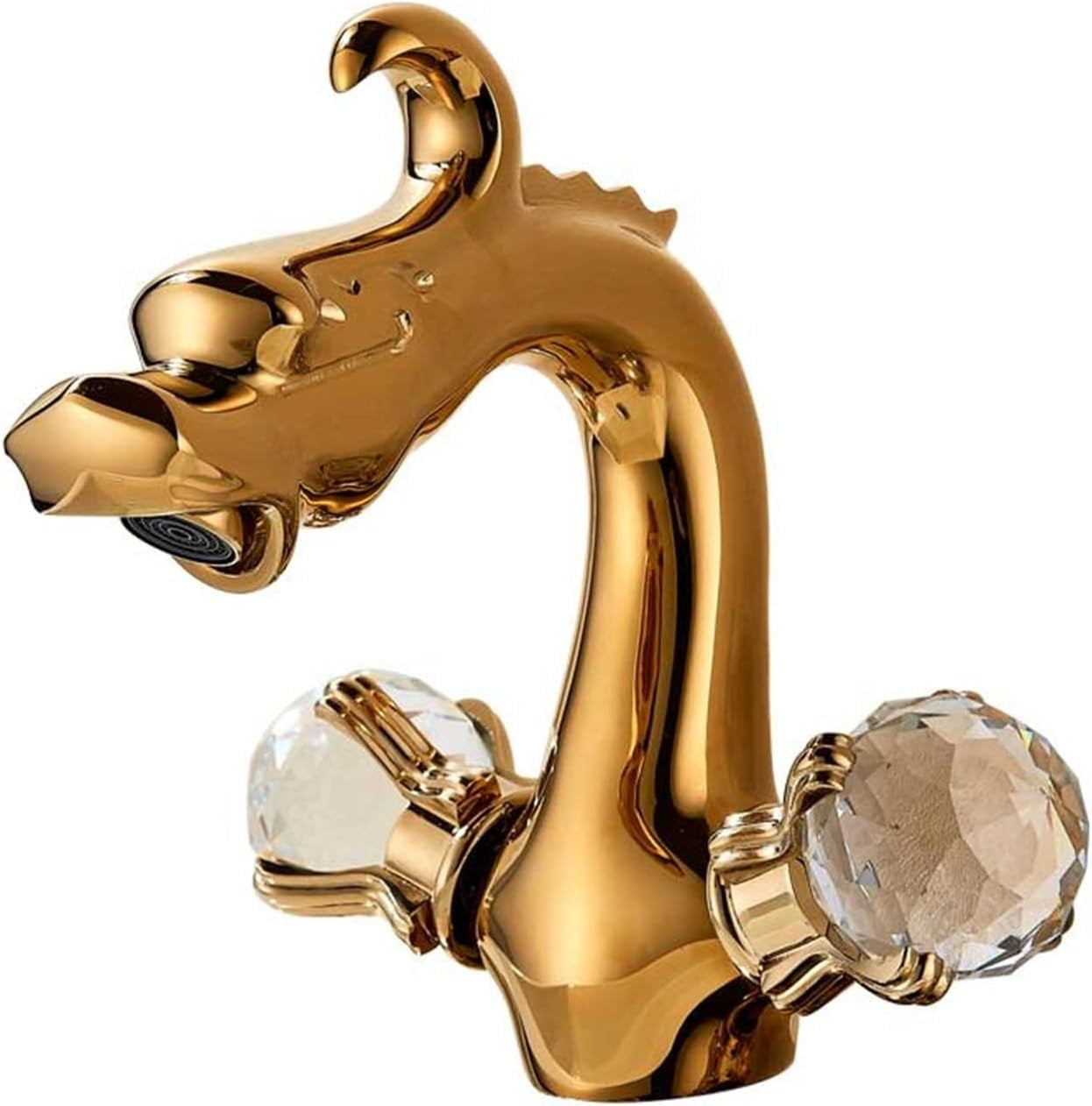 Dragon Basin Faucet Bathroom Vessel Sink Mixer Tap Deck Mounted Dual ...