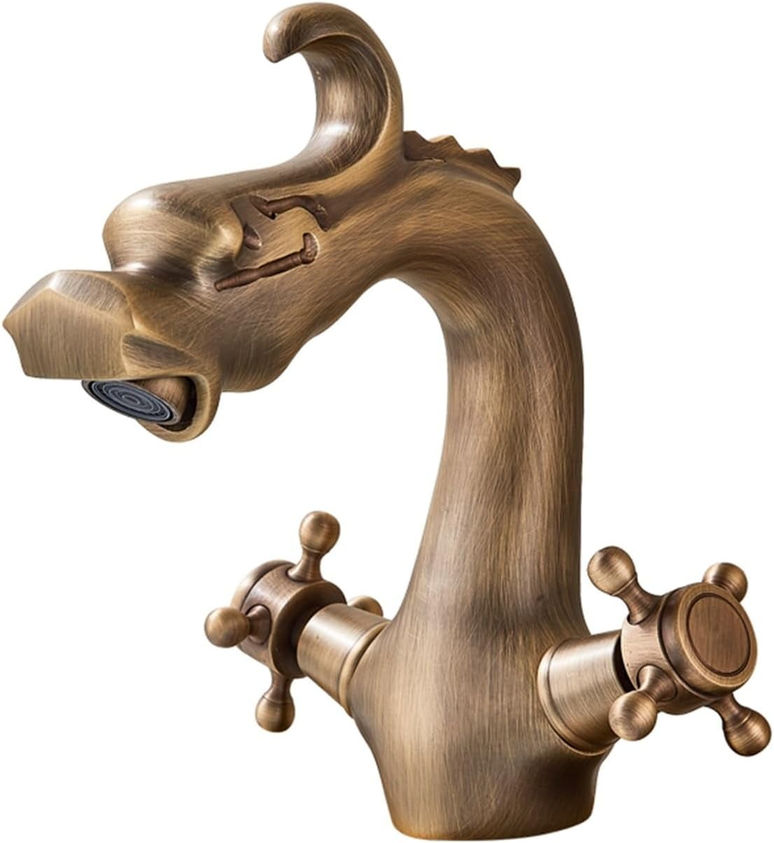 Dragon Basin Faucet Bathroom Vessel Sink Mixer Tap Deck Mounted Dual ...