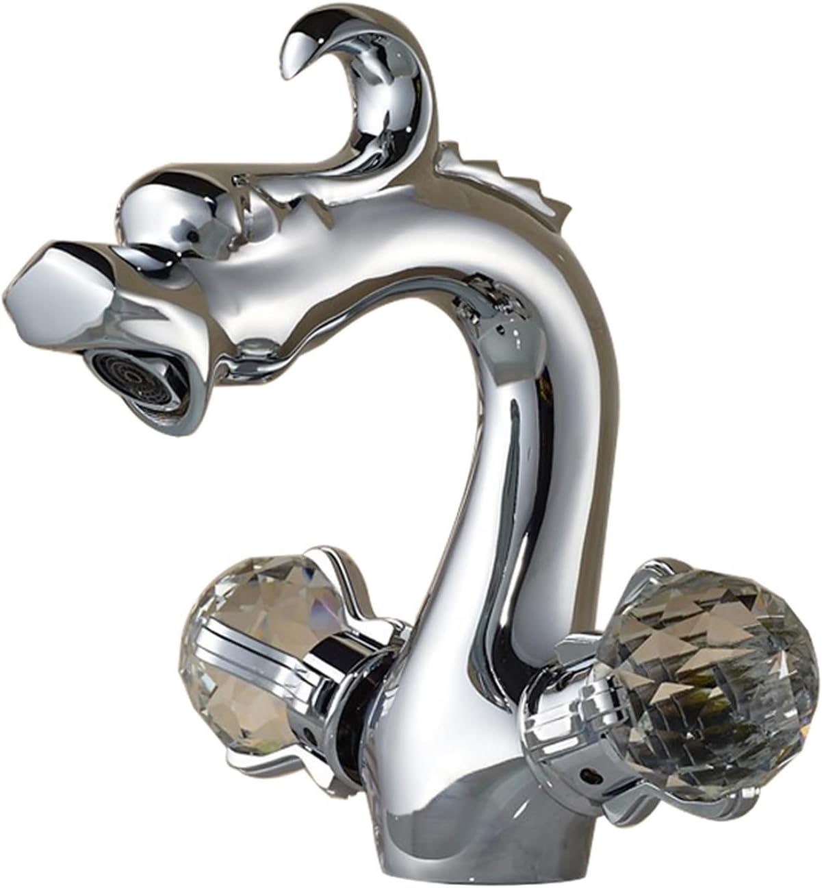 Dragon Basin Faucet Bathroom Vessel Sink Mixer Tap Deck Mounted Dual ...