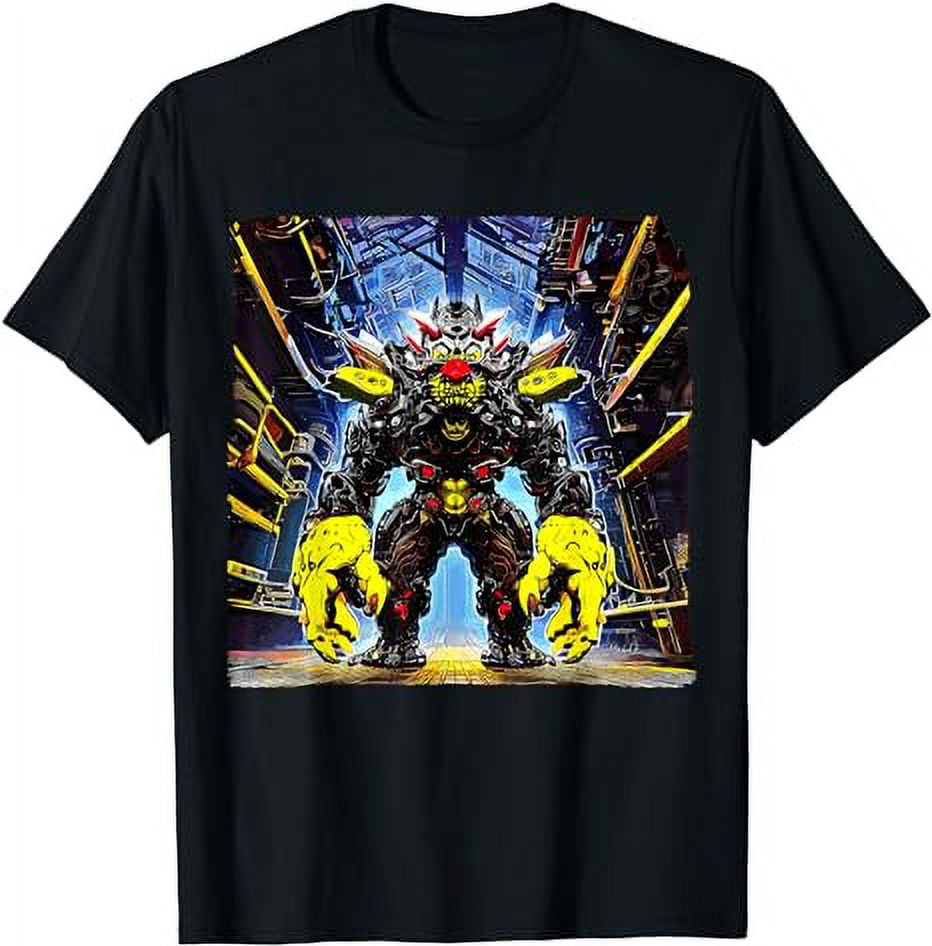 Dragon Battlemech Cyberpunk Sci-Fi Mech Warrior Sci-Fi Robot T-Shirt ...