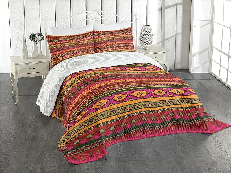 Dragon Bedspread, Medieval Knight Against Fearful Dragon Spits Fire ...