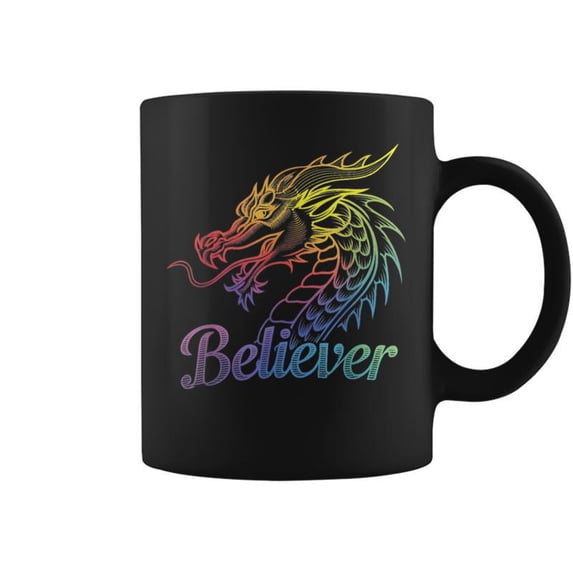 Dragon Believer Imagine This For Dragon Fans Coffee Mugs - Walmart.com