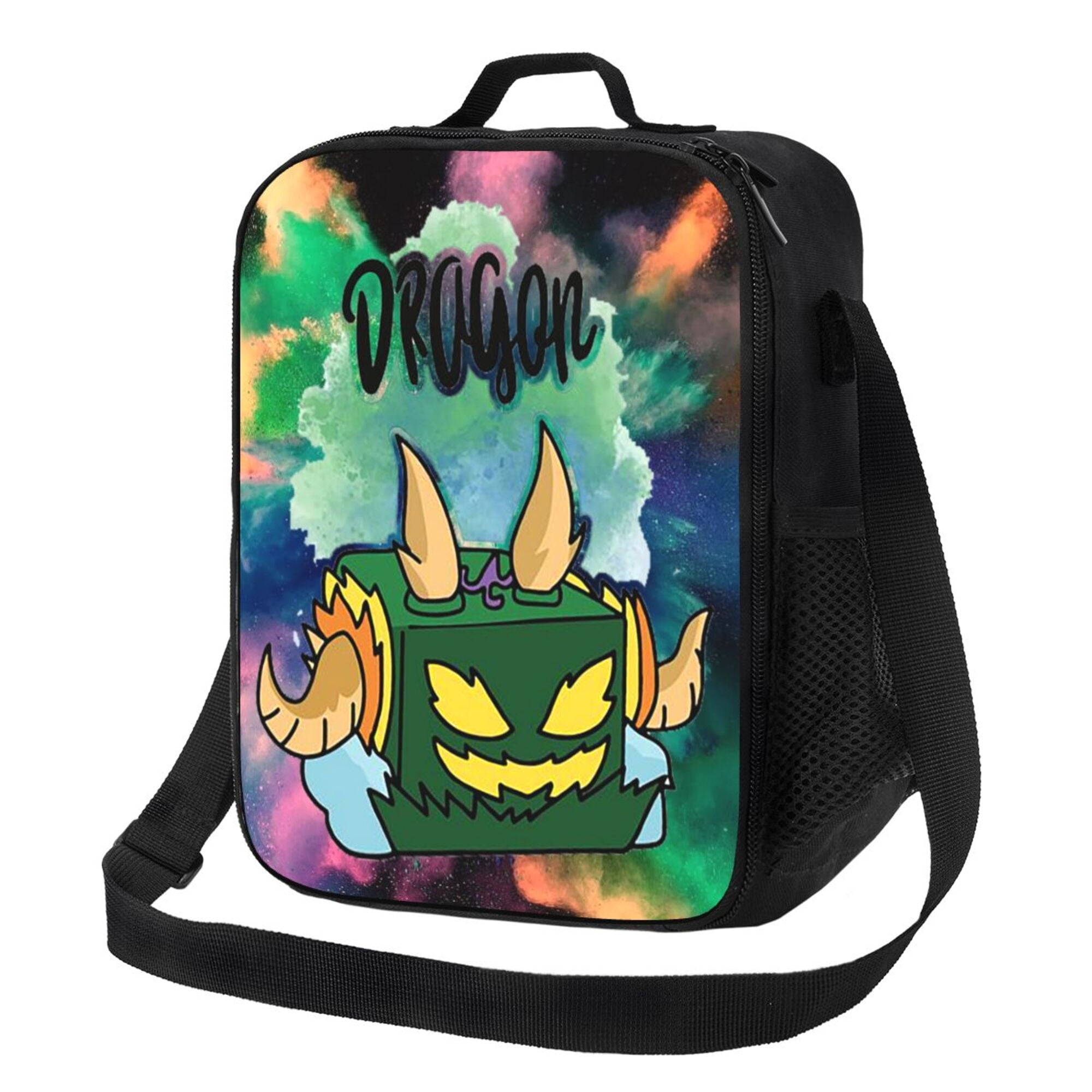 Dragon Blox Fruits Lunch Bag Large Capacity Lunch Box Reusable Portable ...