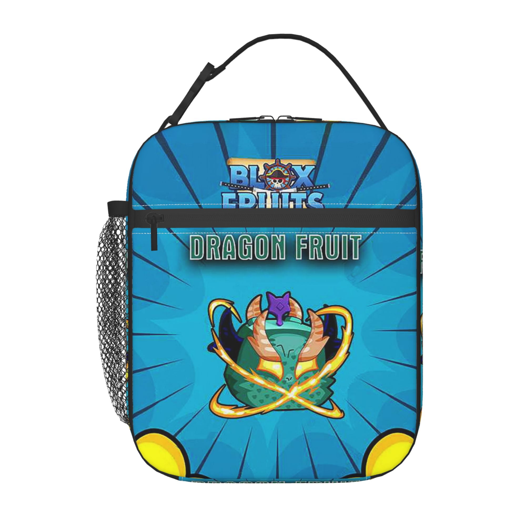 Dragon Blox Fruits Lunch Bag Large Capacity Lunch Box Reusable Portable ...