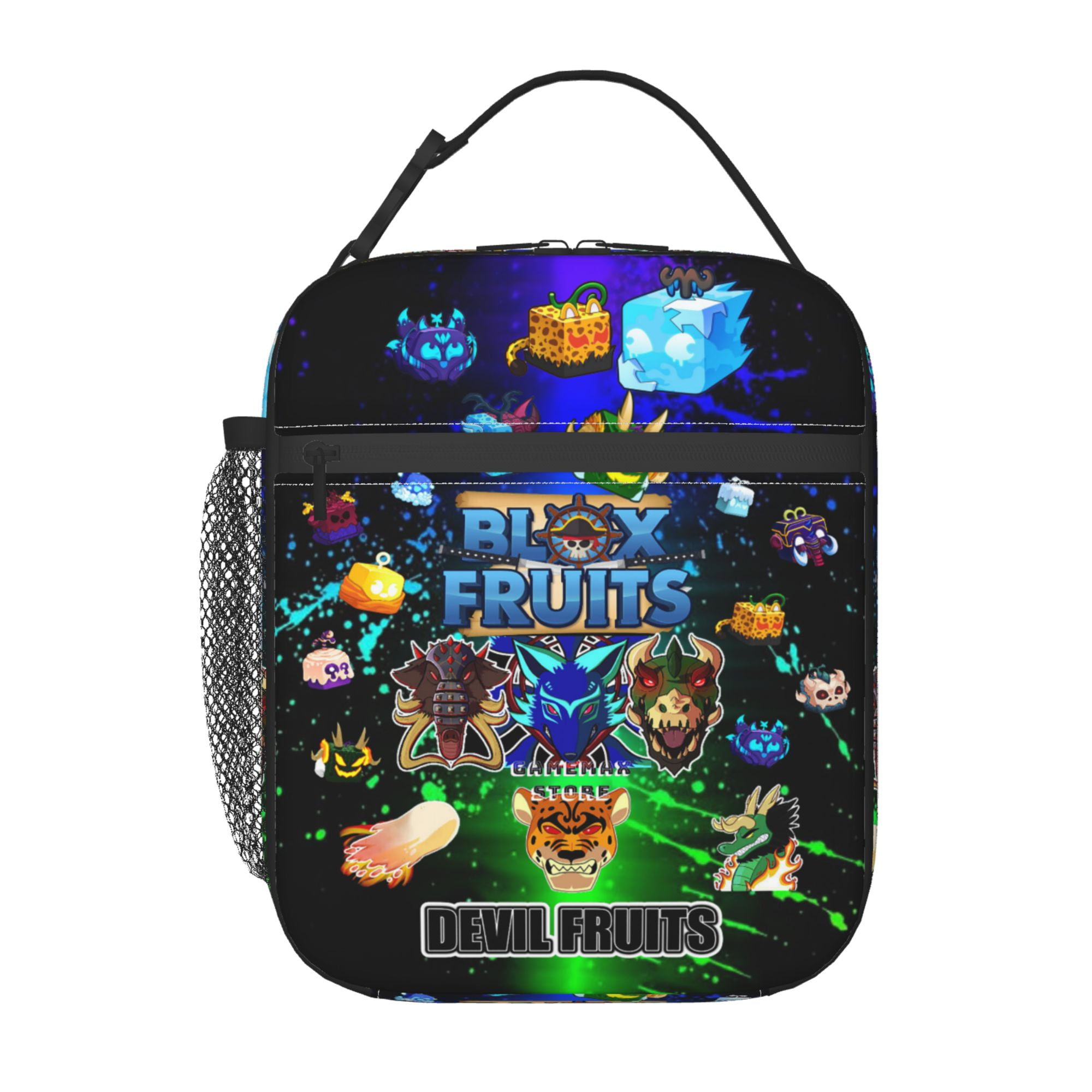 Dragon Blox Fruits Lunch Bag Large Capacity Lunch Box Reusable Portable ...