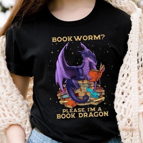 Dragon Book, Bookworm, Reading, Reading Lover - Walmart.com