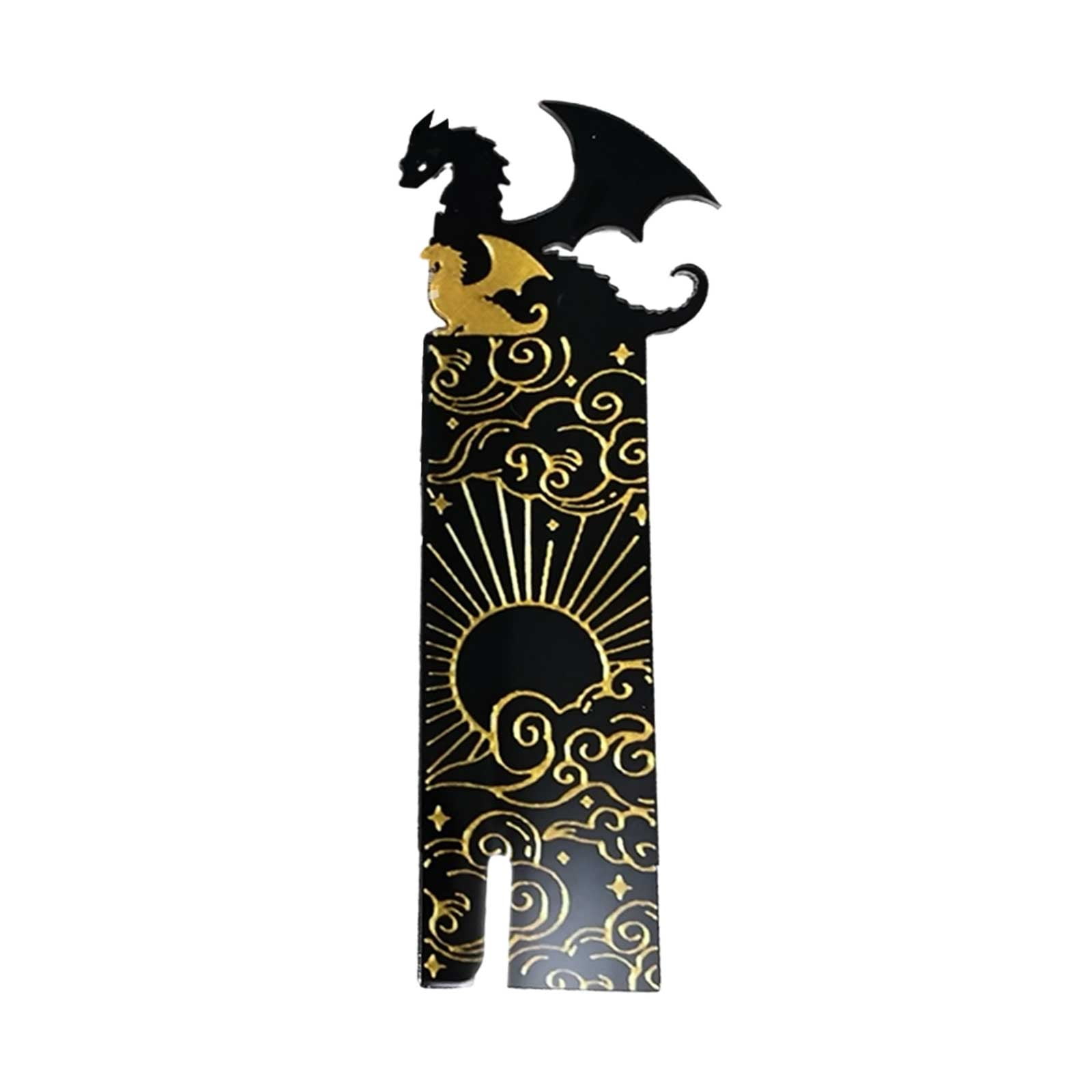 Dragon Bookmark 2D Stereo Cartoon Double Dragon Bookmark Wacky Bookmark ...