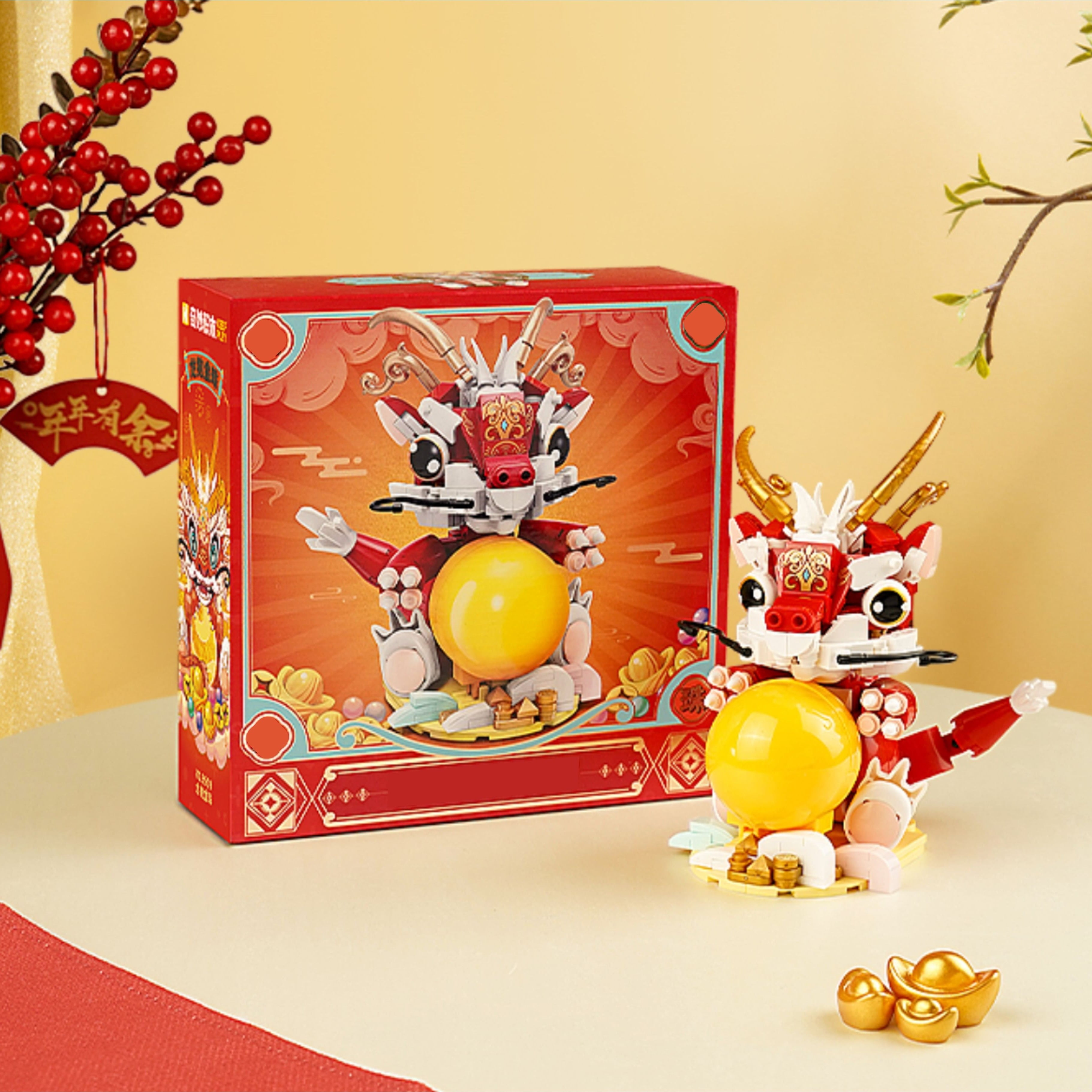 Dragon Building Blocks, Culture Creative Animal Mini Building Blocks ...