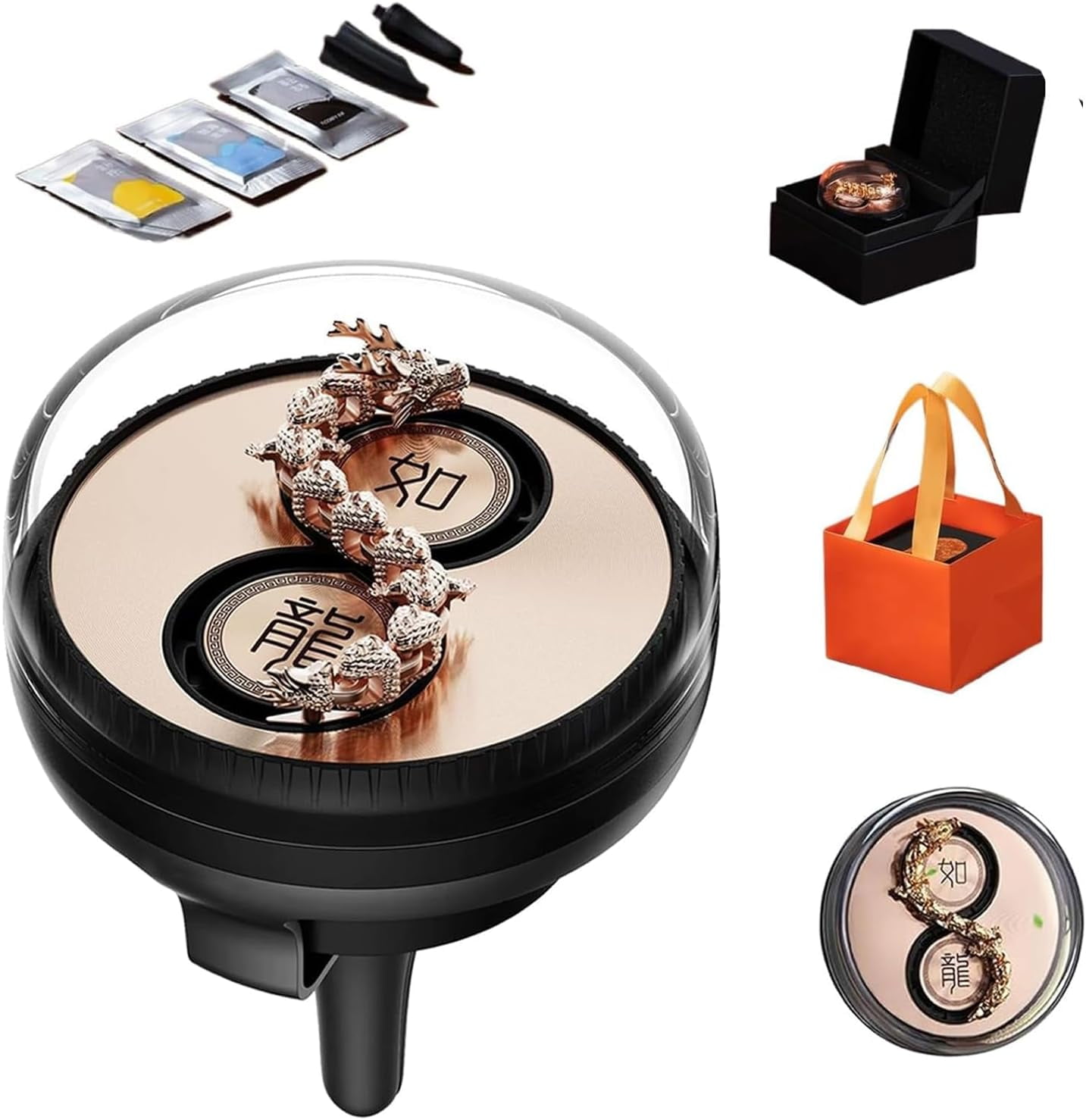 Dragon Car Diffuser, Dynamic Dragon Car Aromatherapy, Enamel Dragon ...