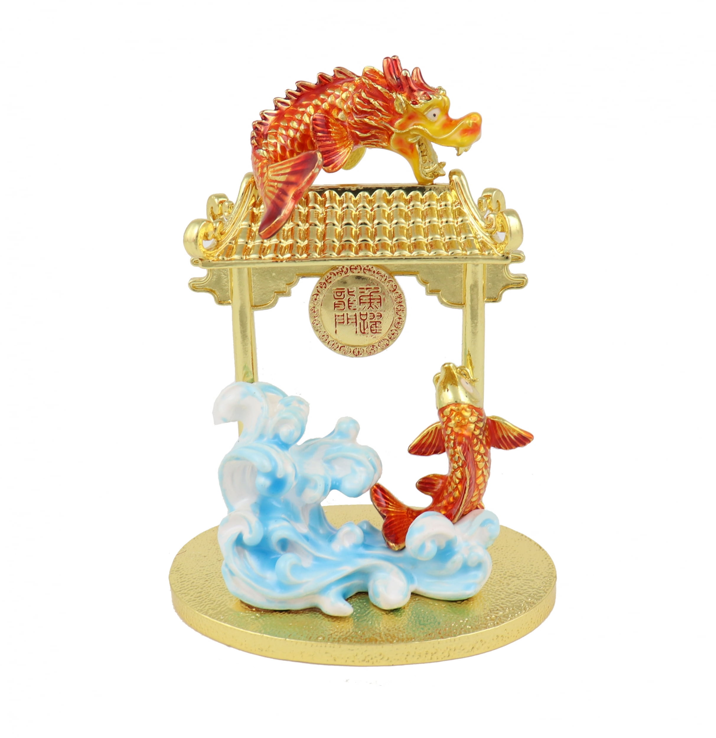 Dragon Carp Fish Jumping Over the Dragon Gate - Walmart.com