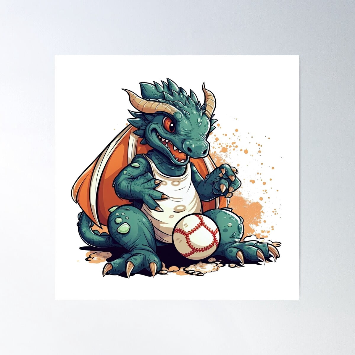 Dragon Catcher - Playful Bearded Dragon Baseball Game And Season Design ...