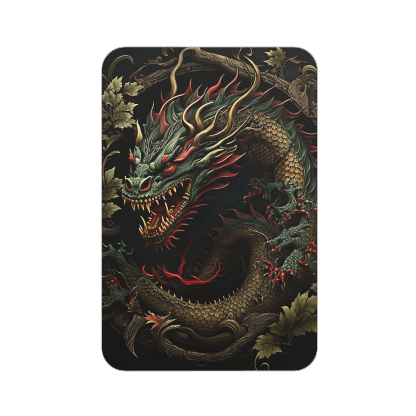 Dragon Chinese Style Chinoiserie Art Cool Acrylic Fridge Magnets ...
