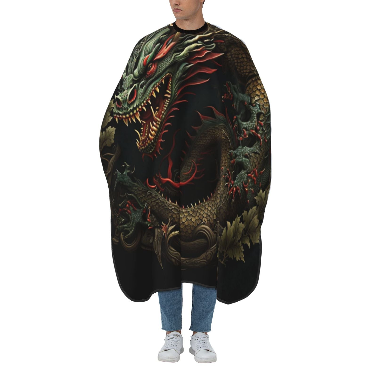 Dragon Chinese Style Chinoiserie Art Cool Hair Cut Hairdressing Cape ...